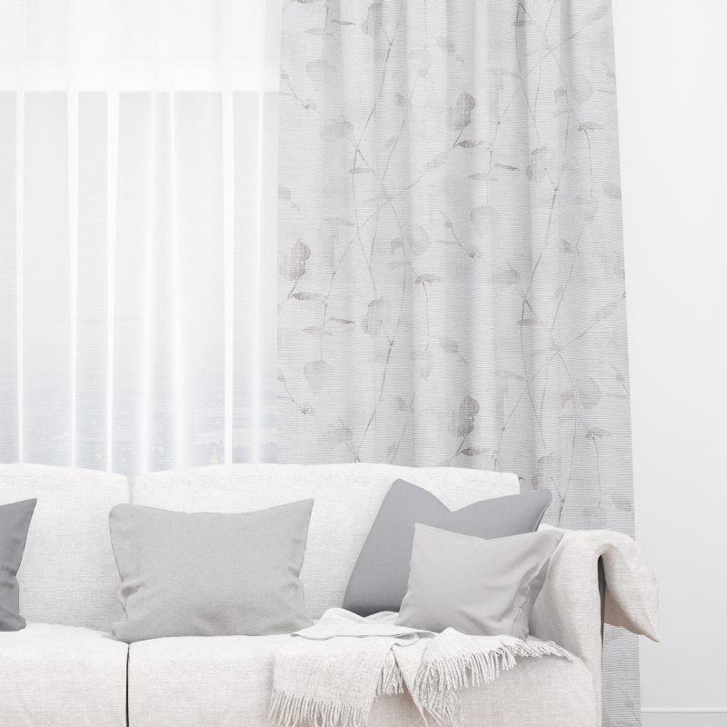 Linfield Sepia Drapes - Diverse Styles - Roman Blinds Direct