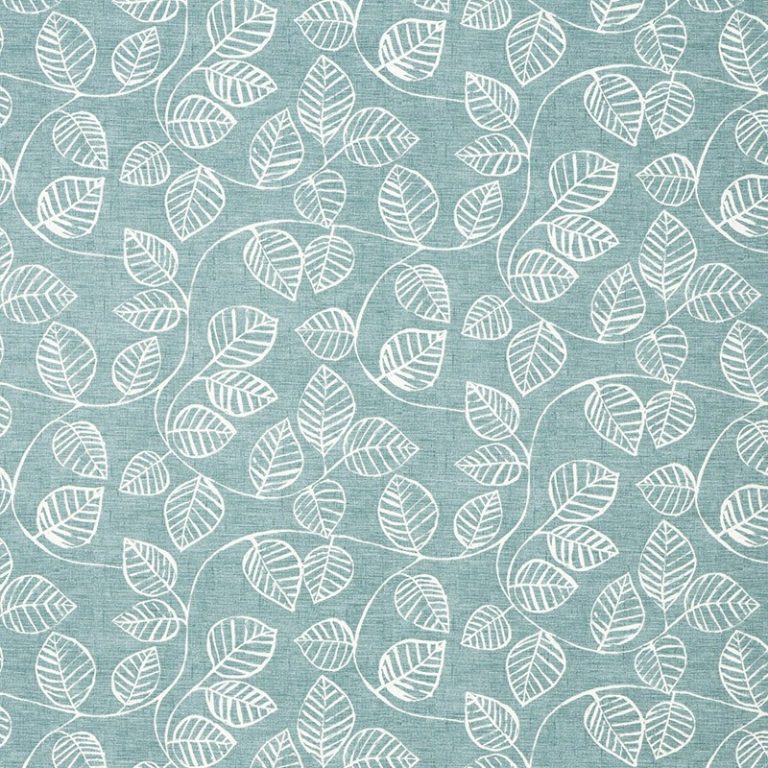 Vine Denim Window Treatments - Enticing Floral Blinds NZ
