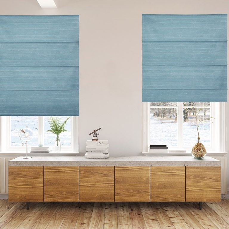 Luxe Spa Roman Shades - Exquisite Ready Made Blinds